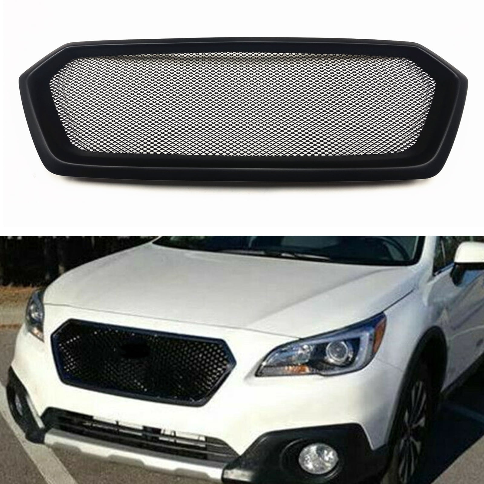IDENUONA Matte Black Front Bumper Grill Grille Mesh Honeycomb Style for ...