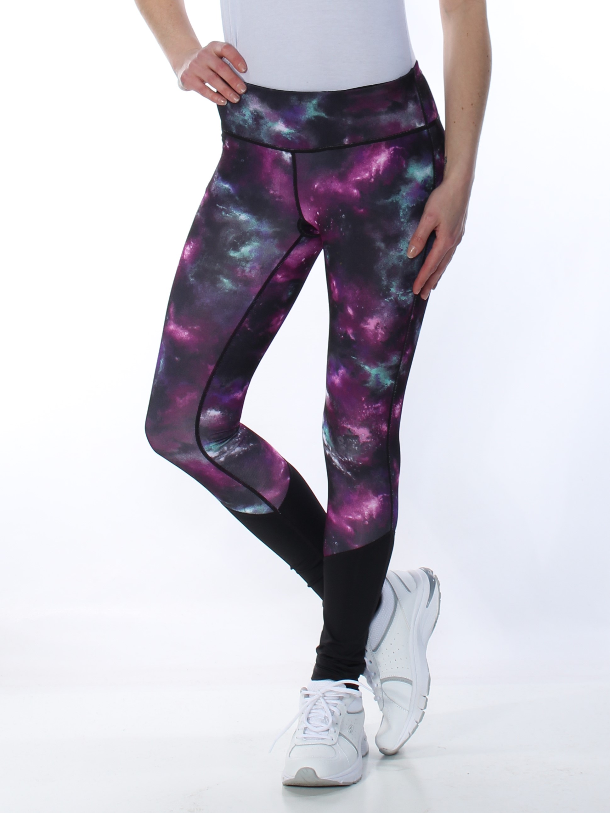 IDEOLOGY $49 Womens New 2583 Printed Multi Color Leggings XS Juniors B ...