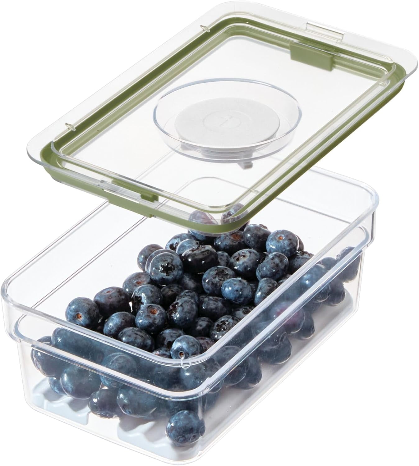 IDESIGN Medium Short Produce Storage Bin with Insert Tray, The Fresh ...