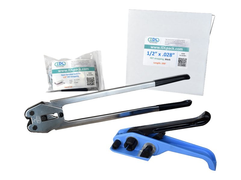 IDL Packaging Standard - Strap tensioner and sealer set - for polyester strapping - strap width ...