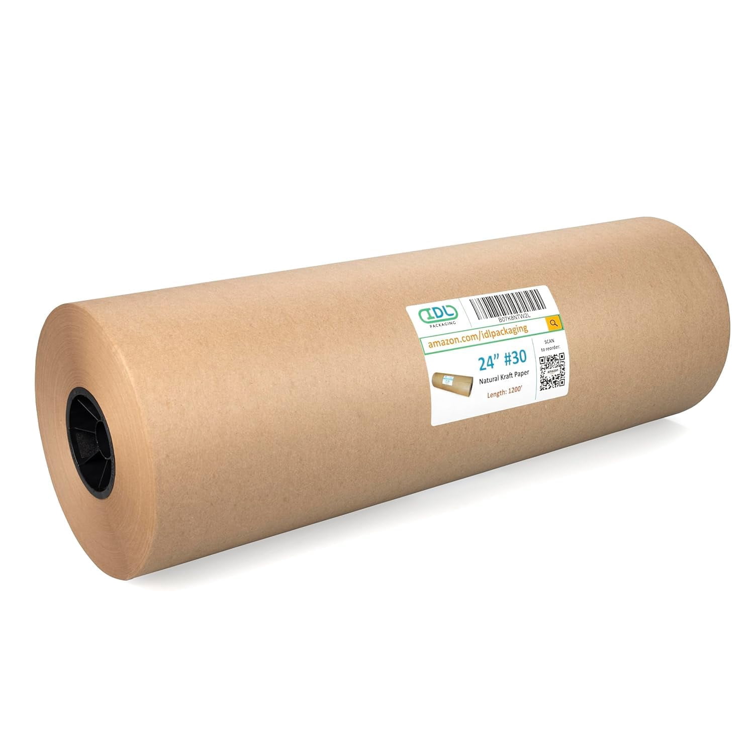 IDL Packaging 24" x VTF5 14400" (1200 feet) - USA-Made Brown Kraft ...