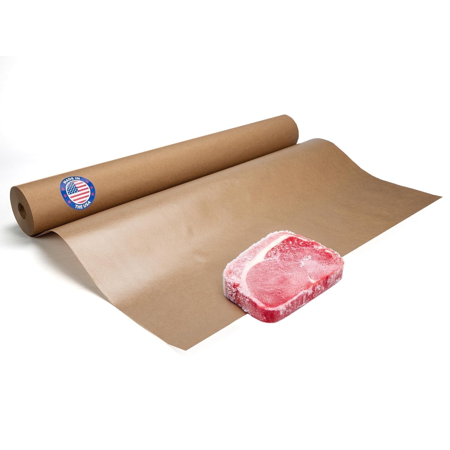 IDL Packaging Brown Freezer Paper Roll 18" x 1800" (150 feet) - Plastic ...
