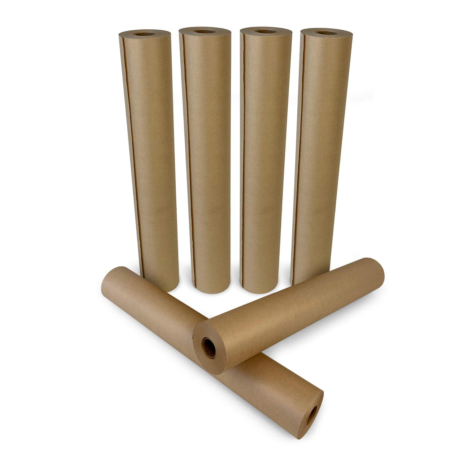 IDL Packaging Brown Kraft Paper Roll 18" x 180' - Perfect Paper for ...
