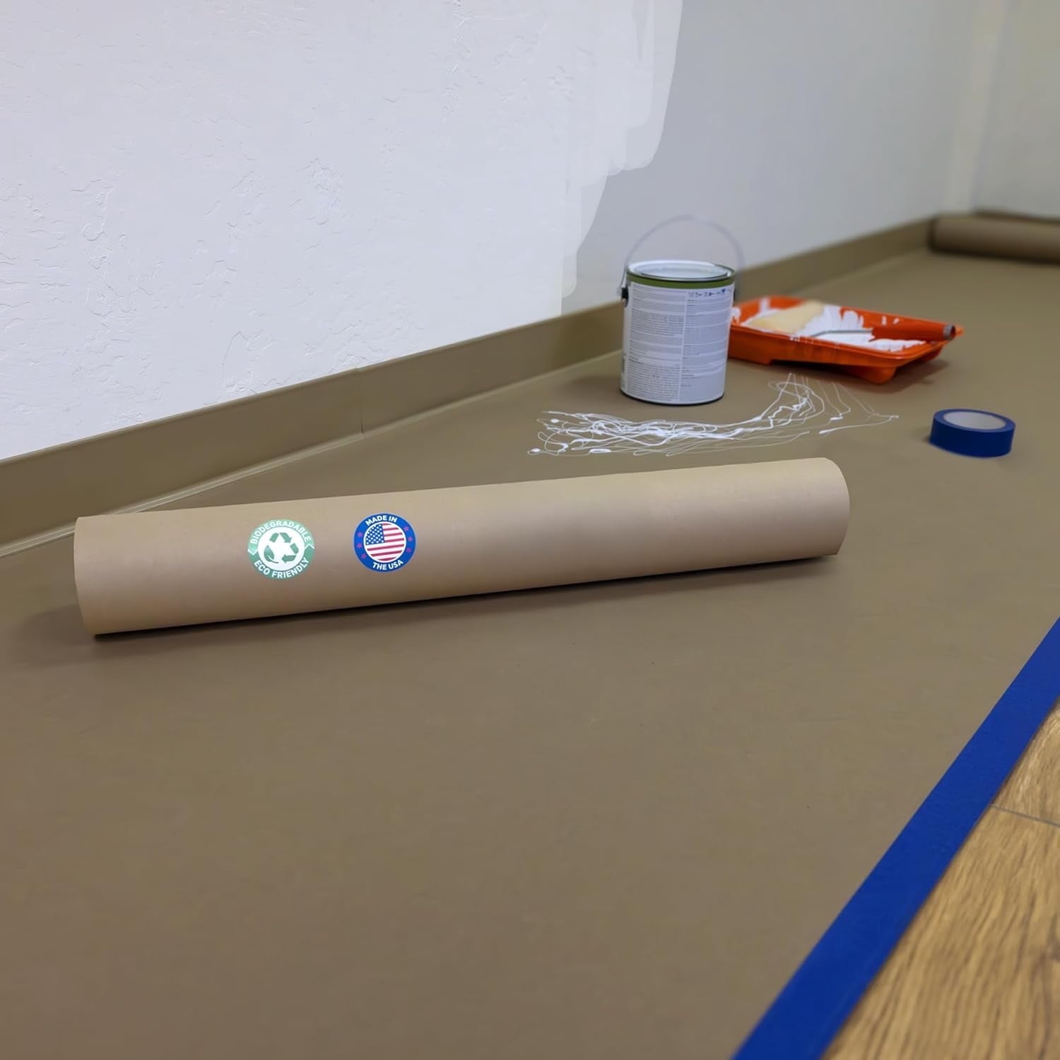 IDL Packaging Brown Rosin Masking Paper 24" x 1992" (166 feet), 332 Sq ...
