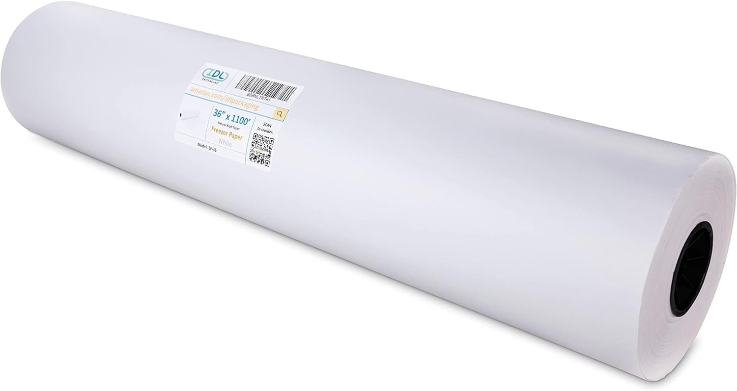 IDL Packaging Freezer Paper Roll 36" x 13200" (1100 feet) - Plastic ...