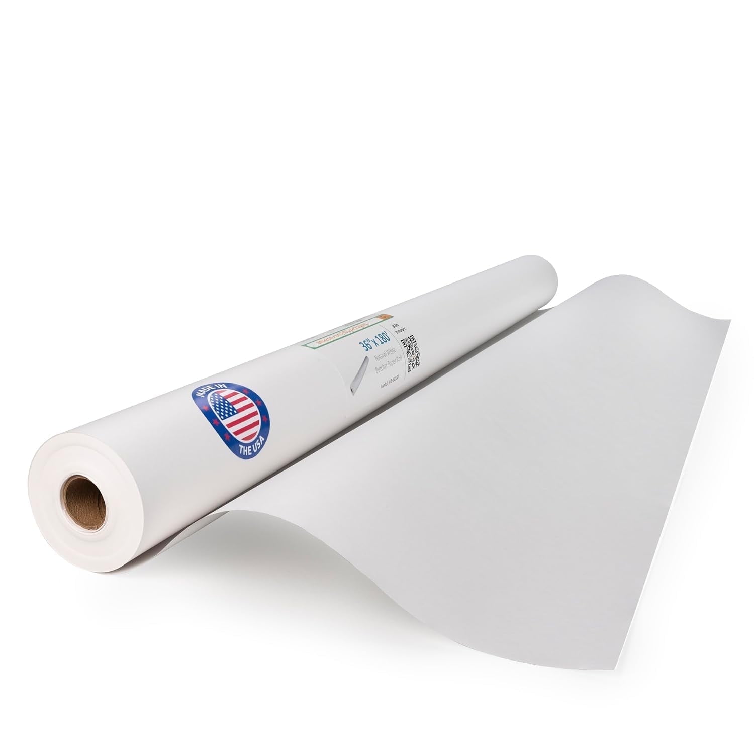 IDL Packaging White Butcher Paper 36" x 2160" (180 feet) - Natural ...