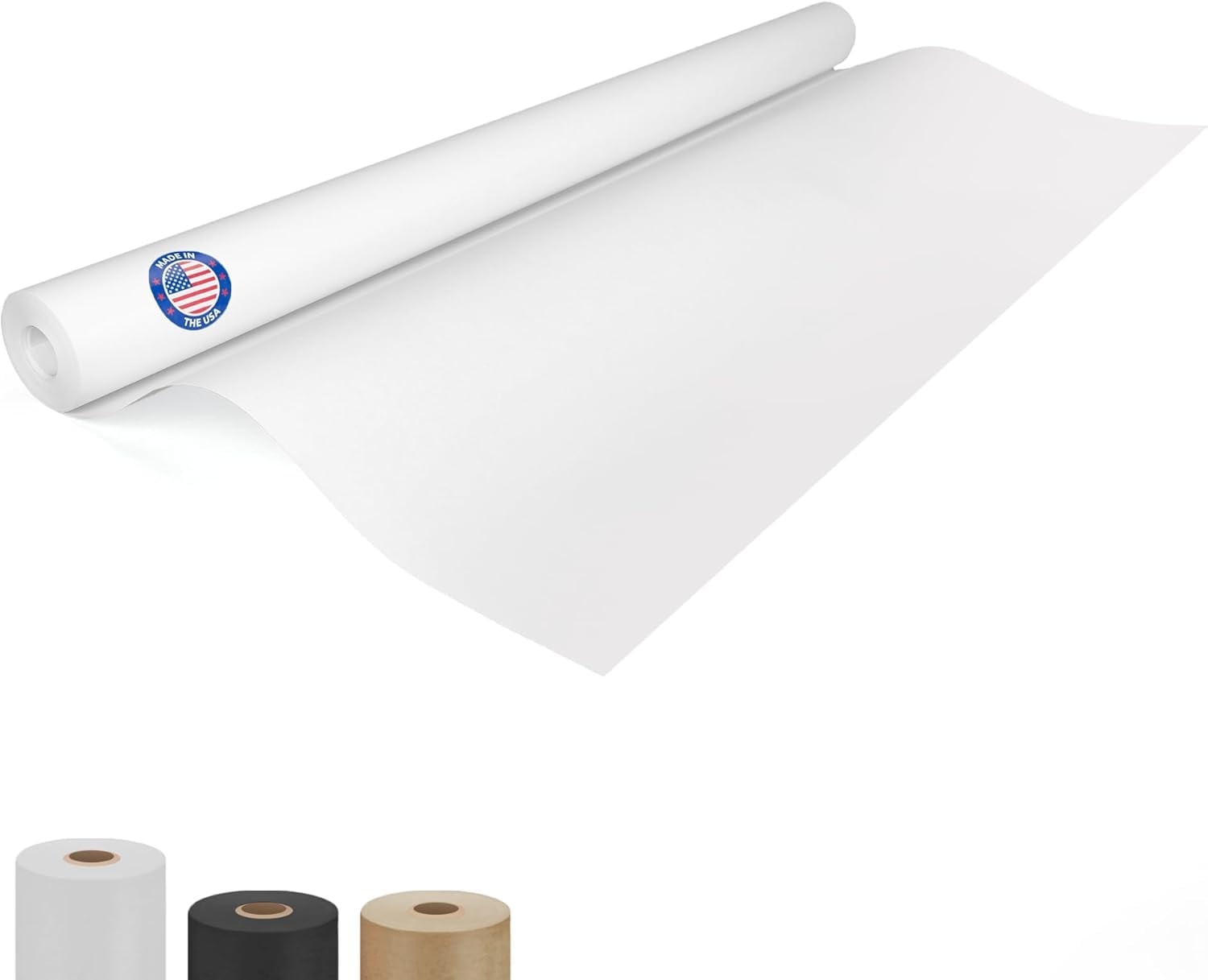 IDL Packaging White Kraft Paper Roll 36