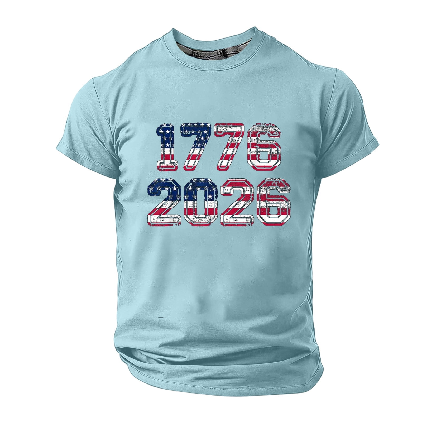IDOCLOTHES 250 Anniversary USA Shirt Men Big and Tall Going Out America ...
