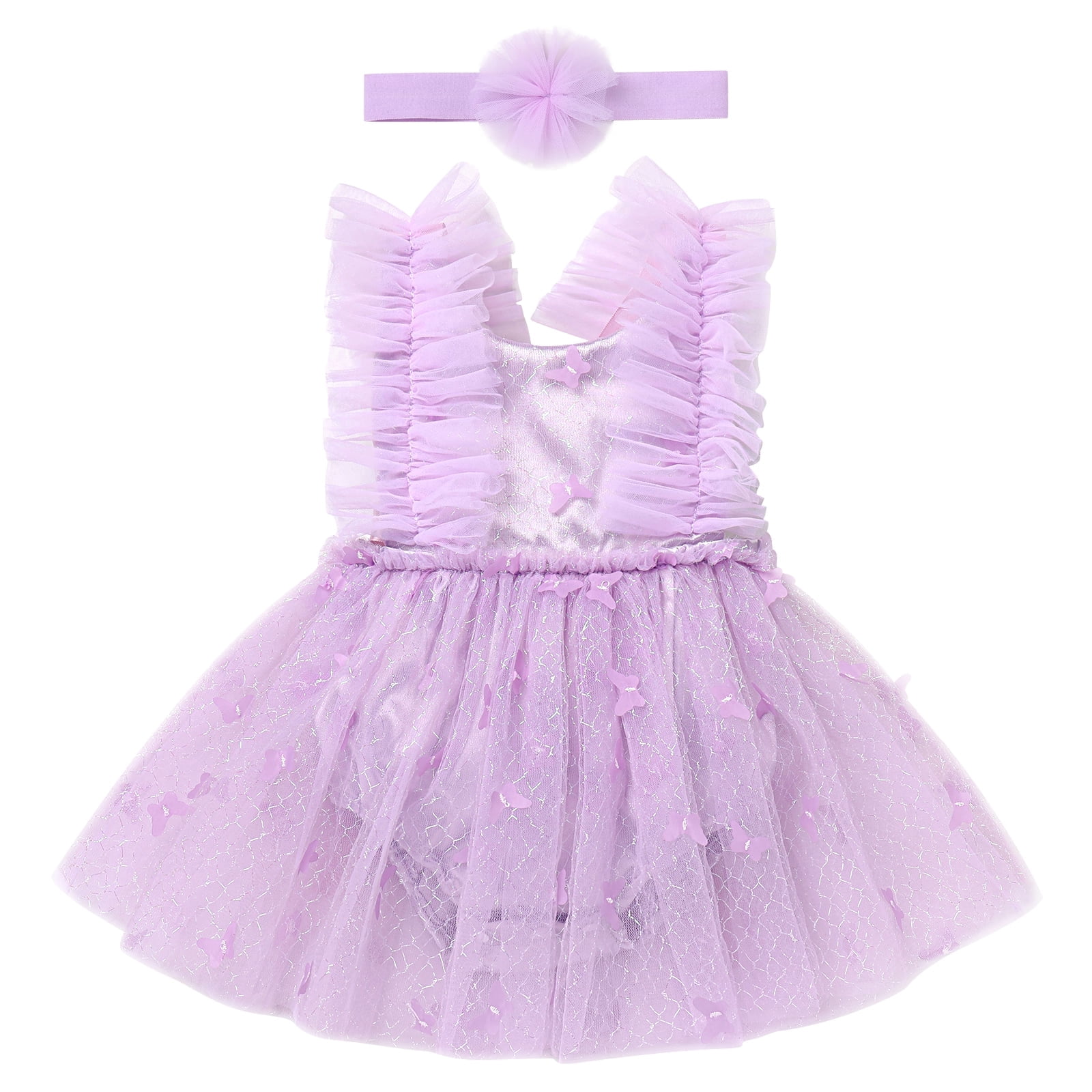IDOPIP Baby Girl 13st Birthday Outfit Stars Floral Tulle Boho Romper ...