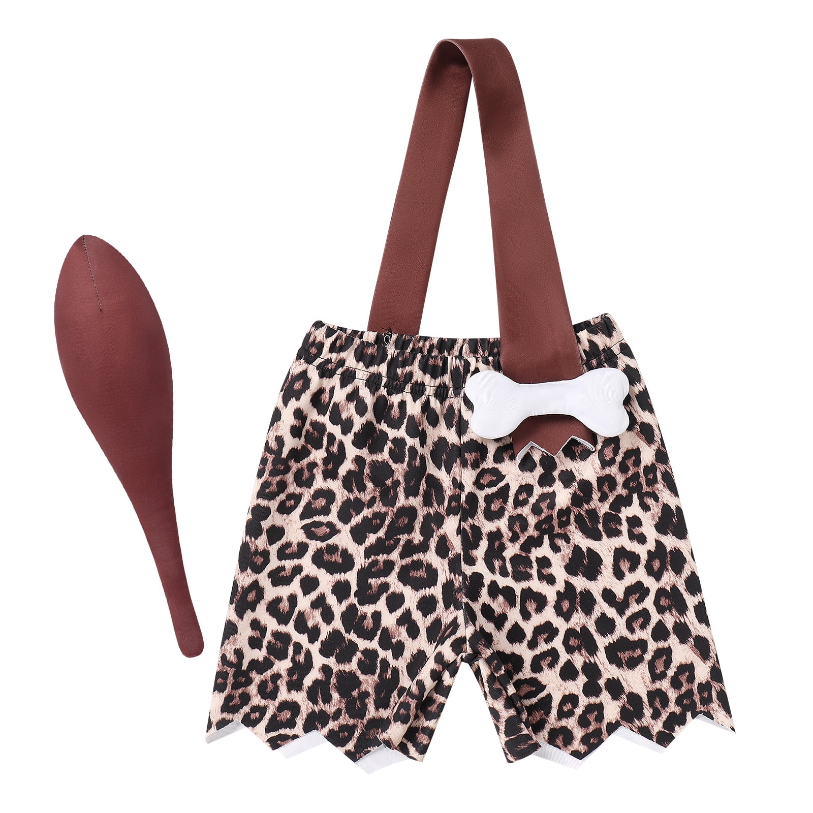 IDOPIP Kids Baby Bam Bam Costume Historical Stone Age Themed Birthday ...