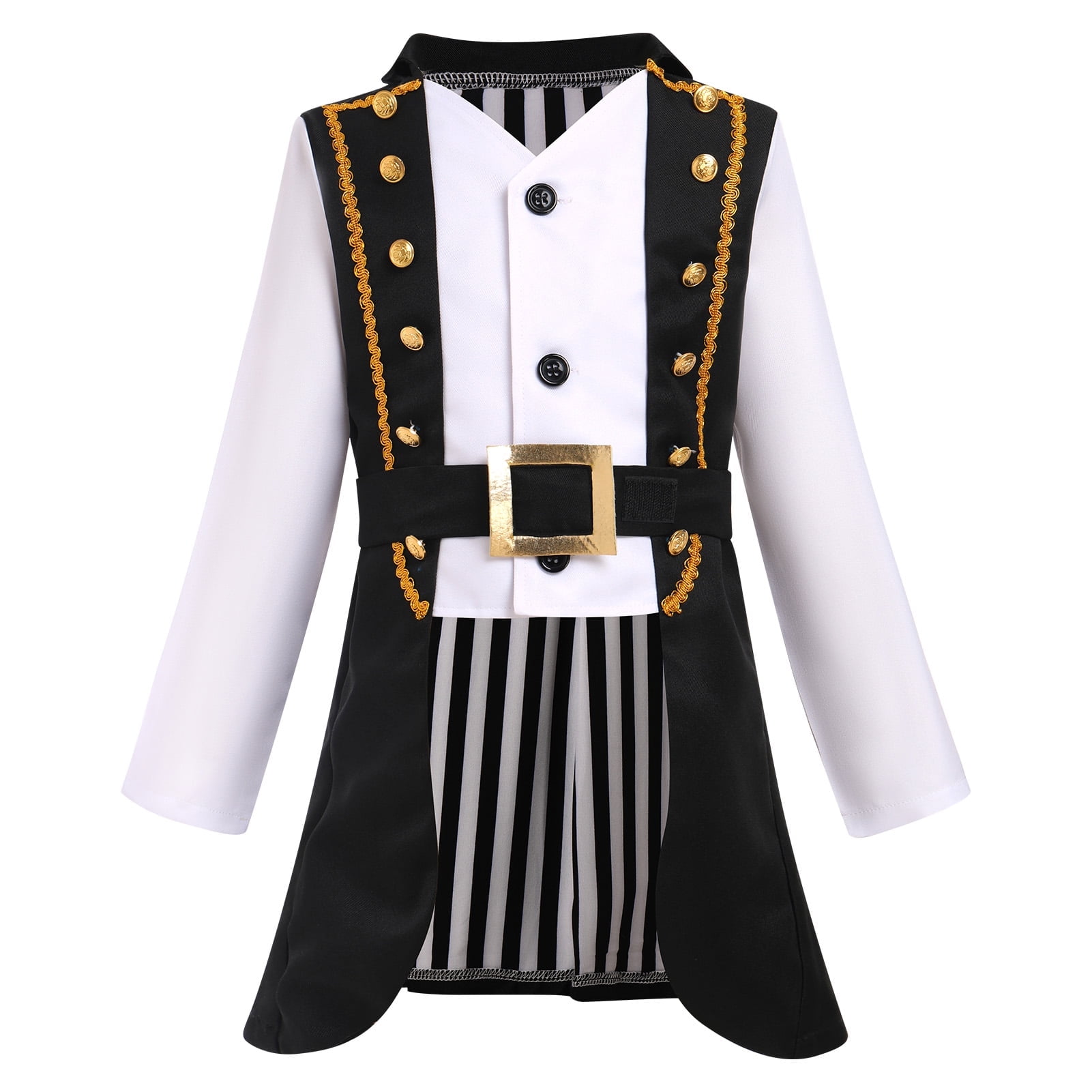 IDOPIP Kids Prince Charming Costume for Boys Circus Soldier Royal Guard ...