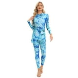 IDOPIP Women's Burkini Swimsuit Muslim Modest Swimwear with Long Sarong ...