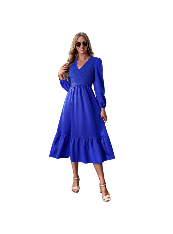 Sapphire Blue Dress