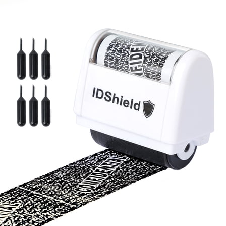 Bulbhead ID Police Identity Protection Roller Stamper, As Seen on TV, 6 ...