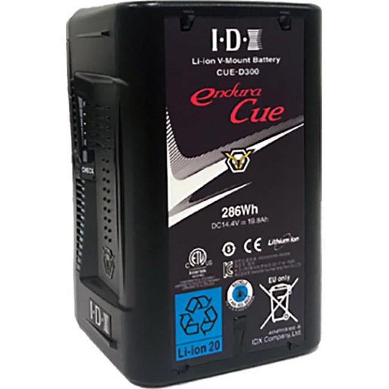 IDX System Technology IDX-CUE-D300 V-Mount Battery - 286Wh Capacity ...