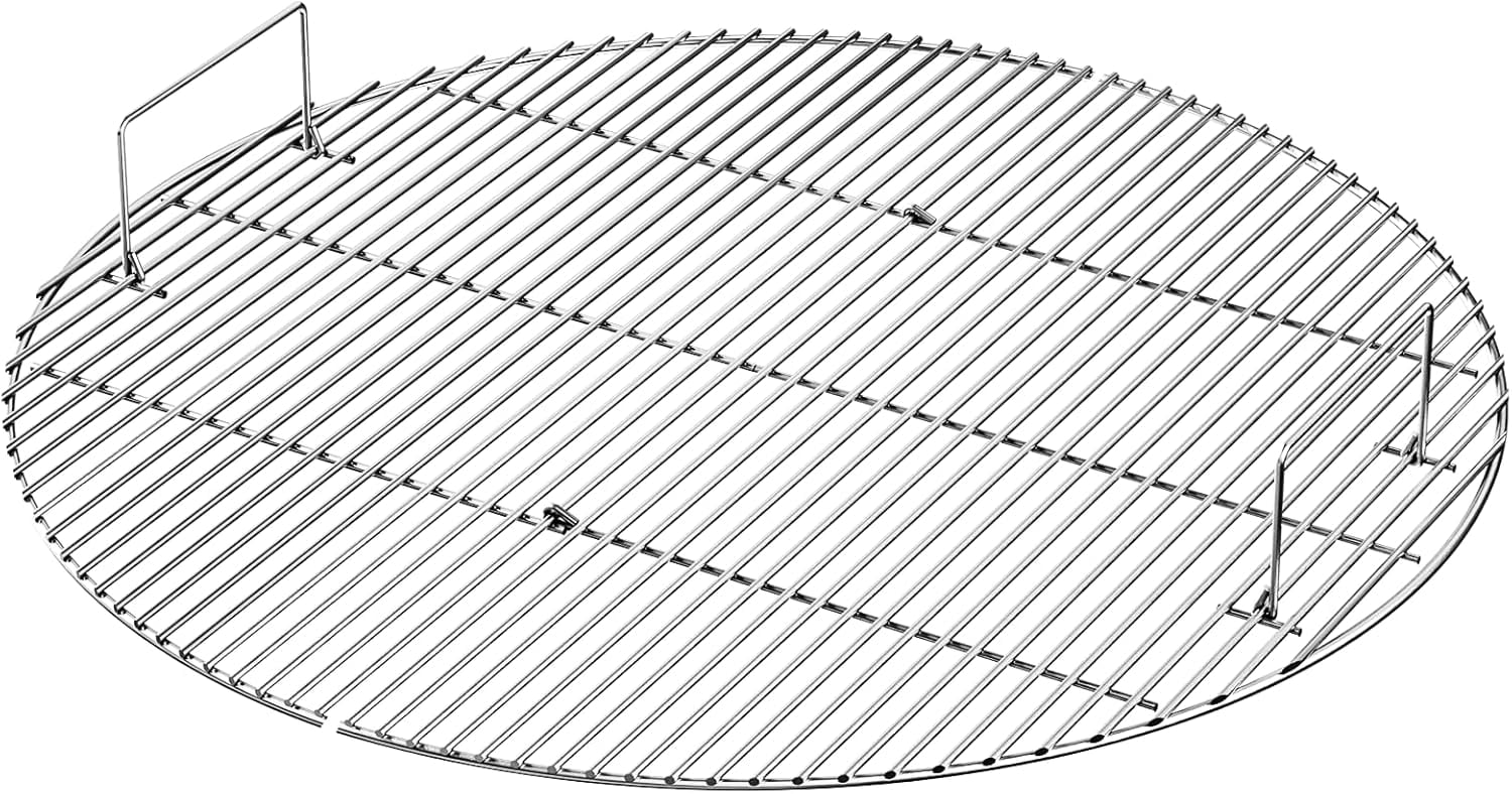 IDZO Foldable Stainless Steel Fire Pit Cooking Grill Grate – Heavy-Duty ...