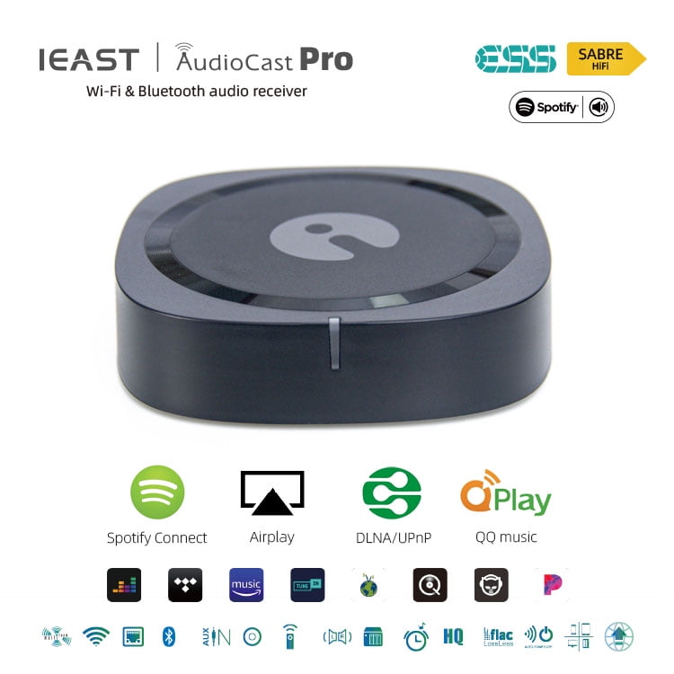 IEAST AudioCast Pro M50 wireless WiFi audio receiver multi room airplay ...