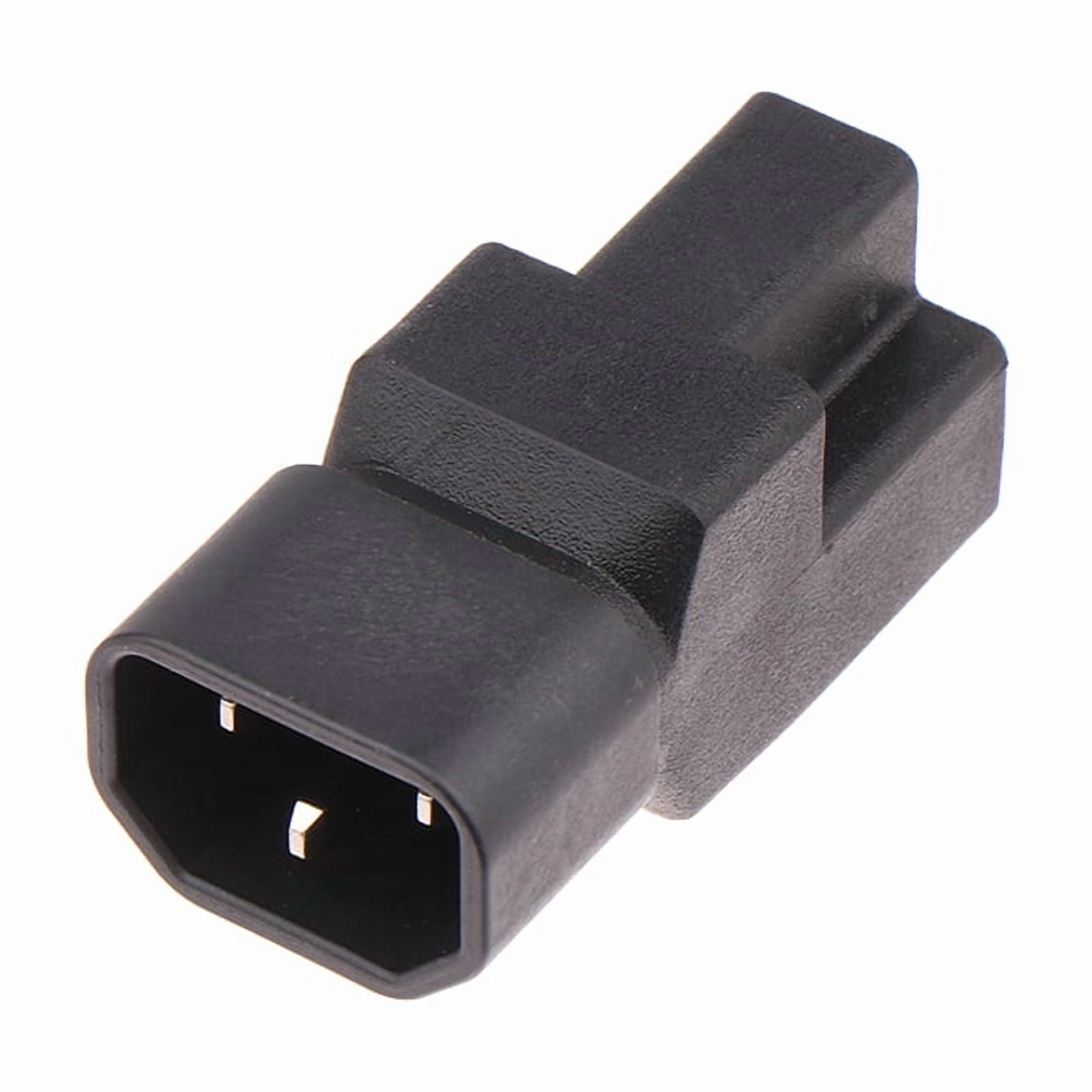 IEC 320 C14 To Nema 5-15R AC Adapter Connector IEC 3Pin Male To US ...