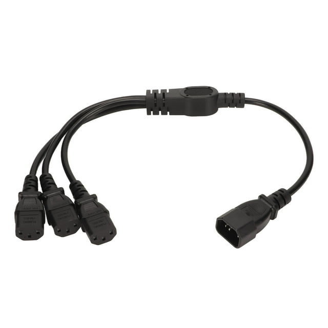 IEC 320 C14 to 3 X C13 Power Cable Universal 1 to 3 IEC 320 C14 Male to ...