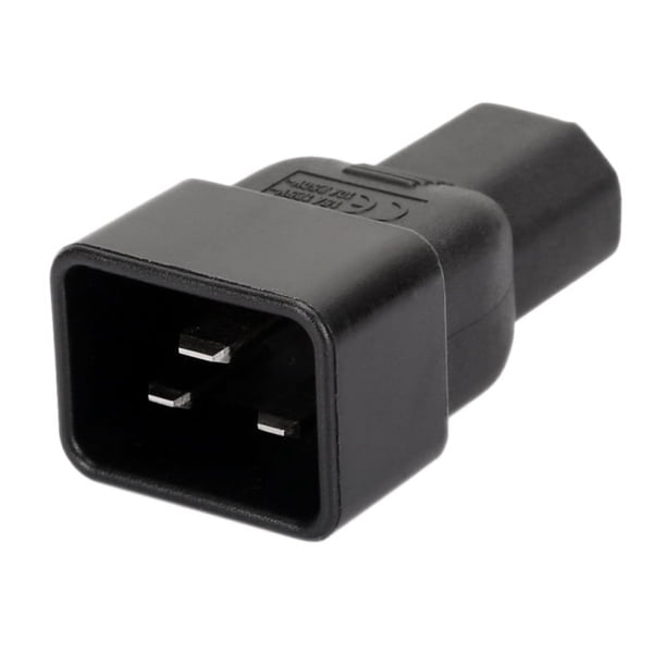 IEC 320 C20 3-Pin Male To C13 Female Plug Power - Walmart Business Supplies