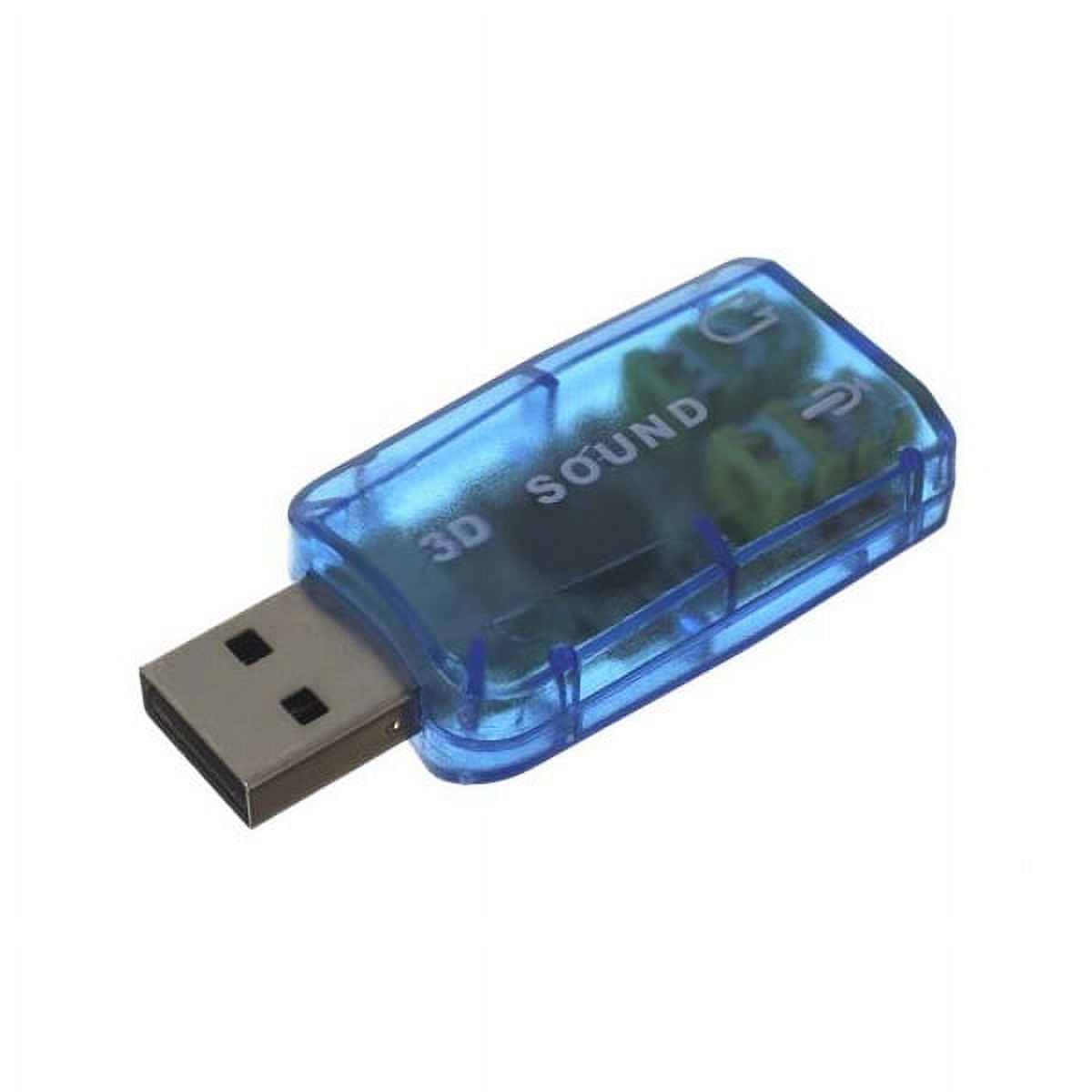IEC ADP3145 USB Audio Microphone & Headset Adapter - Walmart.com