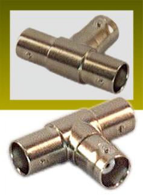 IEC BNCT BNC 'T' Female to Female to Female Coax Connector - Walmart.com