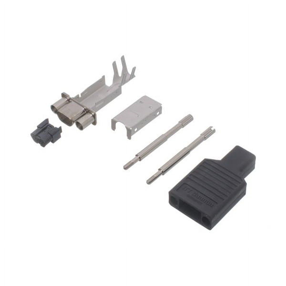 IEC DMD09M Micro D 9 Position Male Cannon Connector - Walmart.com