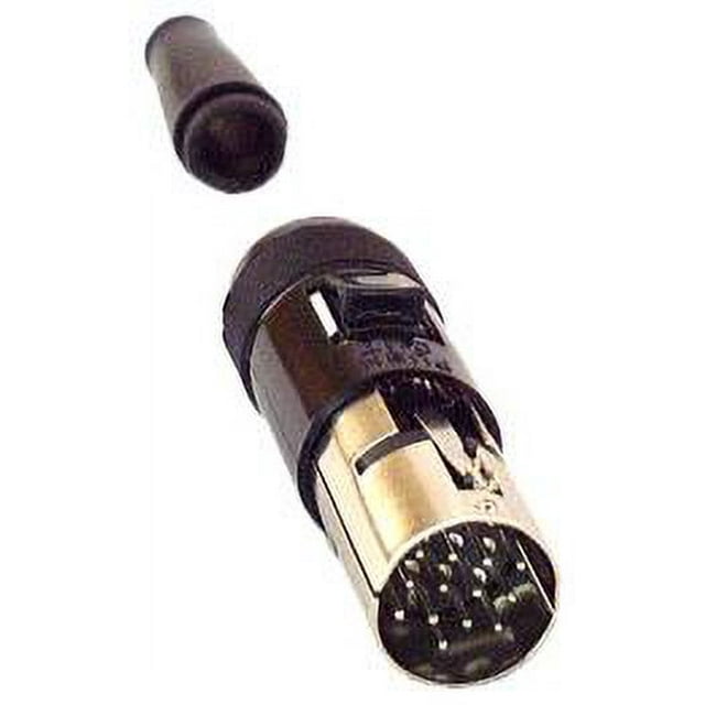 IEC DN13MS-L Din - 13 Pin Male Solder Connector with Latch - Walmart.com
