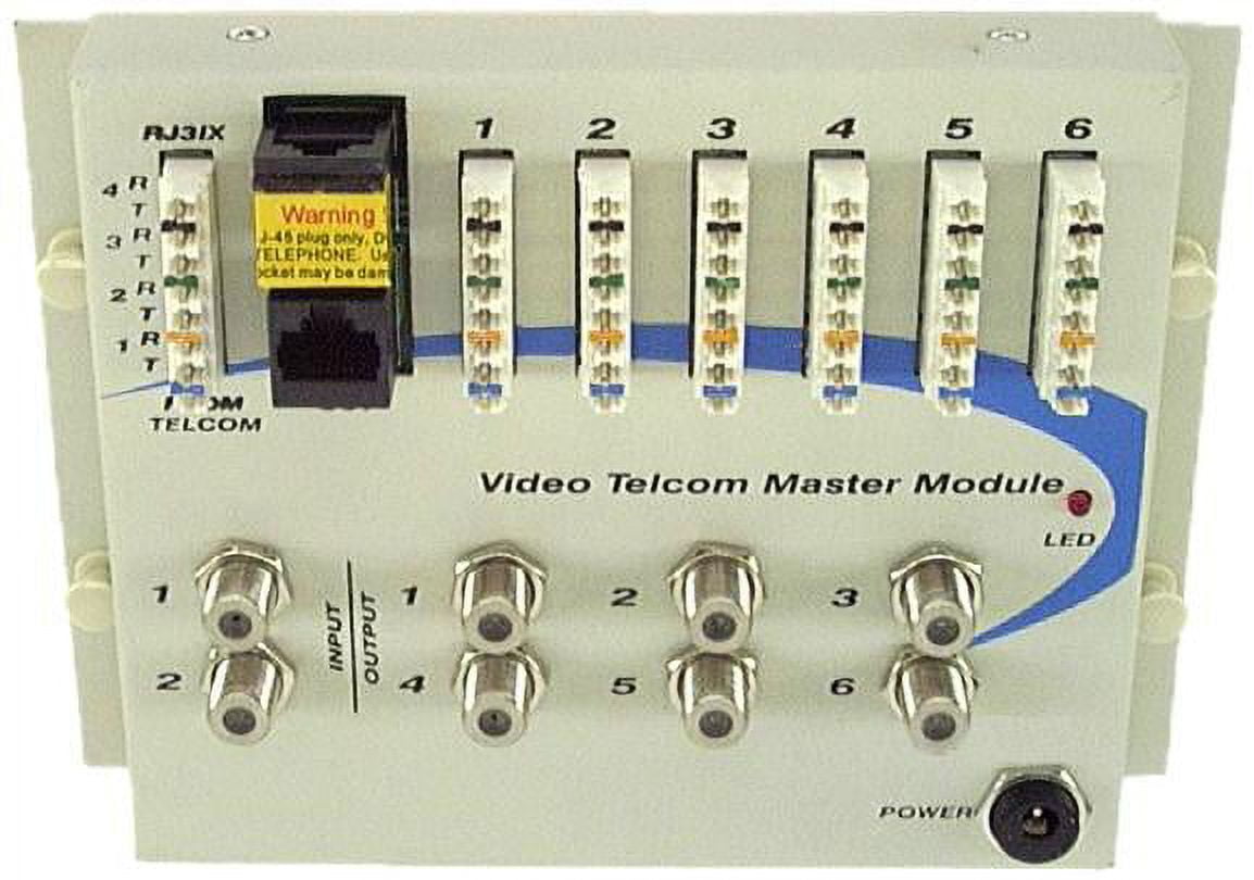 IEC H1010 Home Network 2 TV (F100) plus 4 pair 110 for telephone to 6 ...