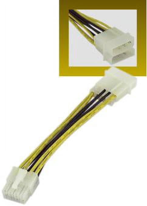 IEC L1083 Internal Power EPS 12V Adapter 8 Pin to 2 x 4 pin - Walmart.com