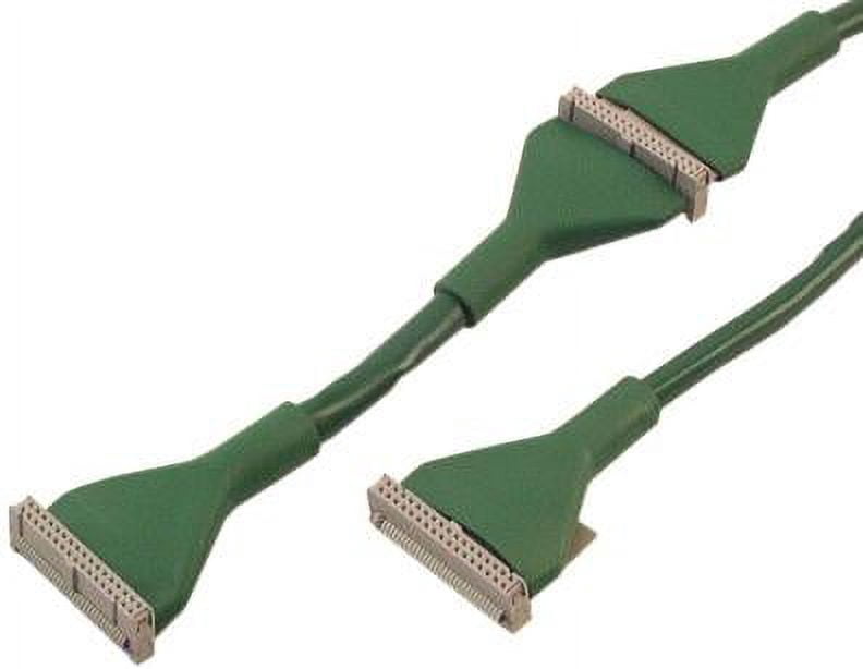 IEC L13665 PC Dual Floppy Cable Round with Only ID34 Green 24 inch ...
