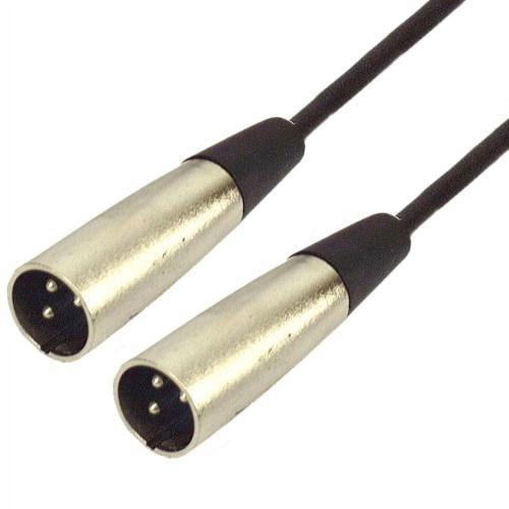 IEC L7211-10 3 Pin XLR Male to Male Cable 10 feet - Walmart.com