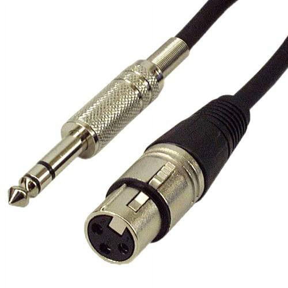 IEC L7215-06 "3 Pin XLR Female to 1/4"" Phone Male Balanced (3 pole on ...