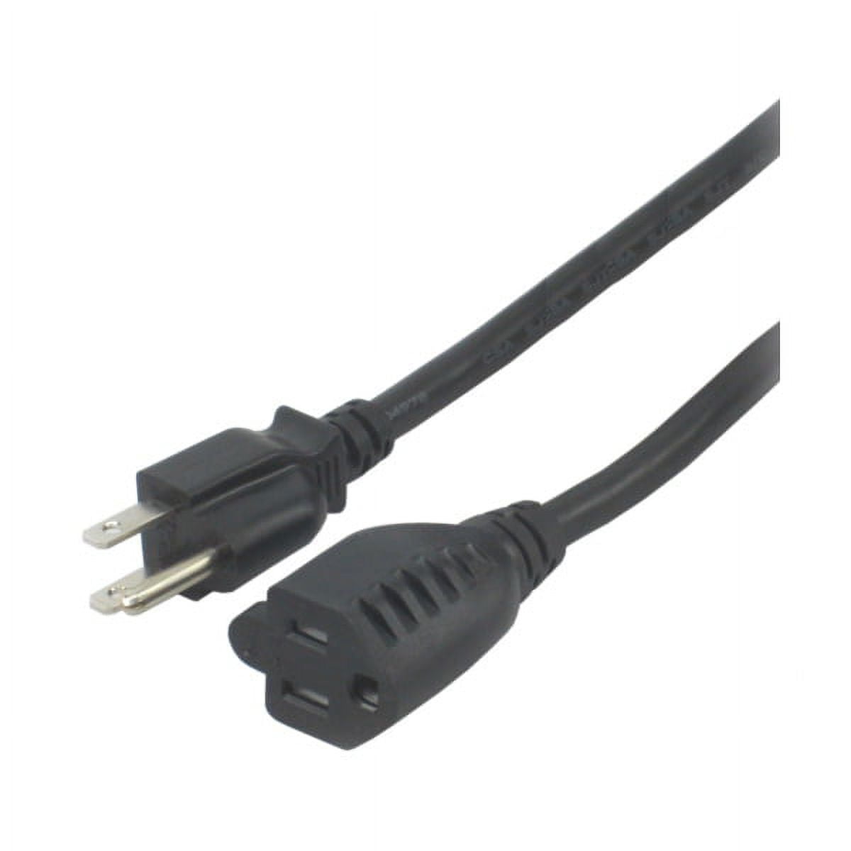 IEC M1301-50 Power Extension Cord ( NEMA 5-15P to NEMA 5-15R ) 16 AWG ...