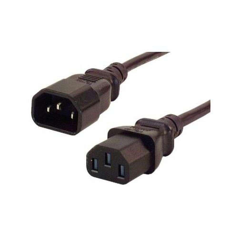 IEC M1302-15 PC Monitor Power Extension Cord ( IEC320-C14 to IEC320-C13 ...
