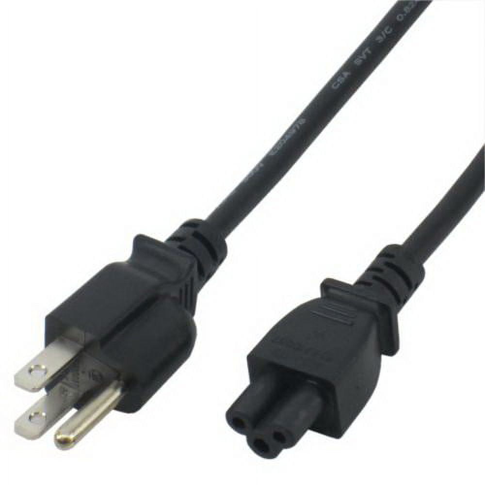 IEC M1313-10 PC Laptop Power Cord with 3 Prong 'Mickey Mouse' Connector ( NEMA 5-15P to IEC320 ...