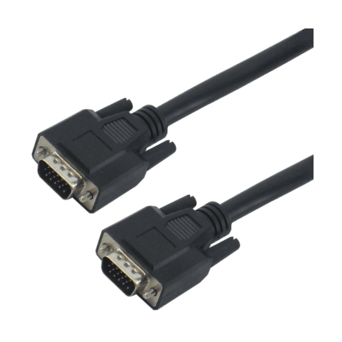 IEC M1327-PL-25 VGA Monitor Cable Plenum Male to Male High Resolution ...