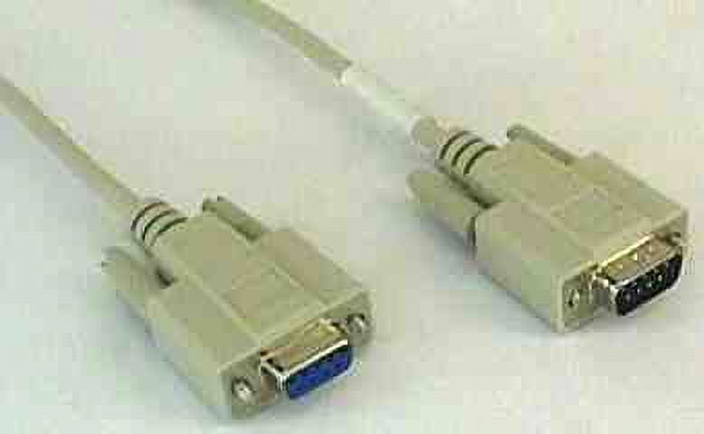 IEC M1395 PC DB9 Male to DB9 Female Hi Speed Link Null Modem Cable 6 ...