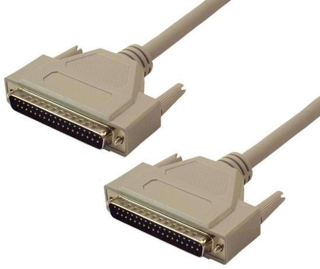 IEC M2021-GY-50 DB37 Male to Male 37 Conductor Straight Through Grey ...