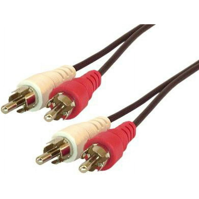 IEC M7381-12 2 RCA to 2 RCA Audio Cable 12' - Walmart.com