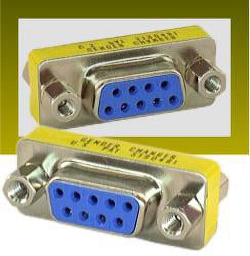 IEC M9096 DB9 Female to Female Thin Gender Changer - Walmart.com