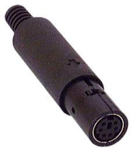 IEC MD06F Mini Din 6 Pin Female Connector - Walmart.com