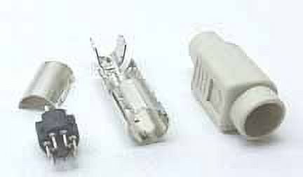 IEC MD07M Mini Din 7 Pin Male Connector - Walmart.com