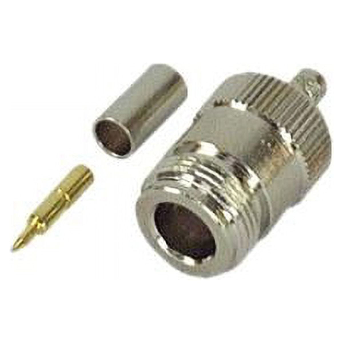 IEC NF-RG58-RP N-type Female Connector with Male pin (Reverse Polarity ...