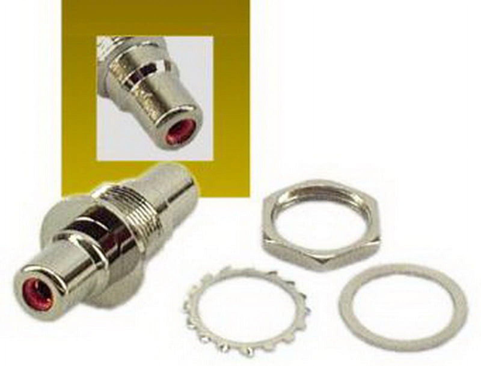 IEC PHONOF-F-MMT-RD "RCA Type Phono Female to Female Chassis Mount (1/2 ...