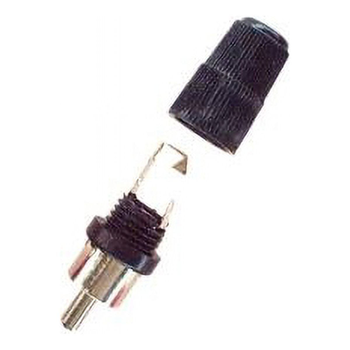 IEC PHONOM RCA Type Phono Connector Male Black - Walmart.com