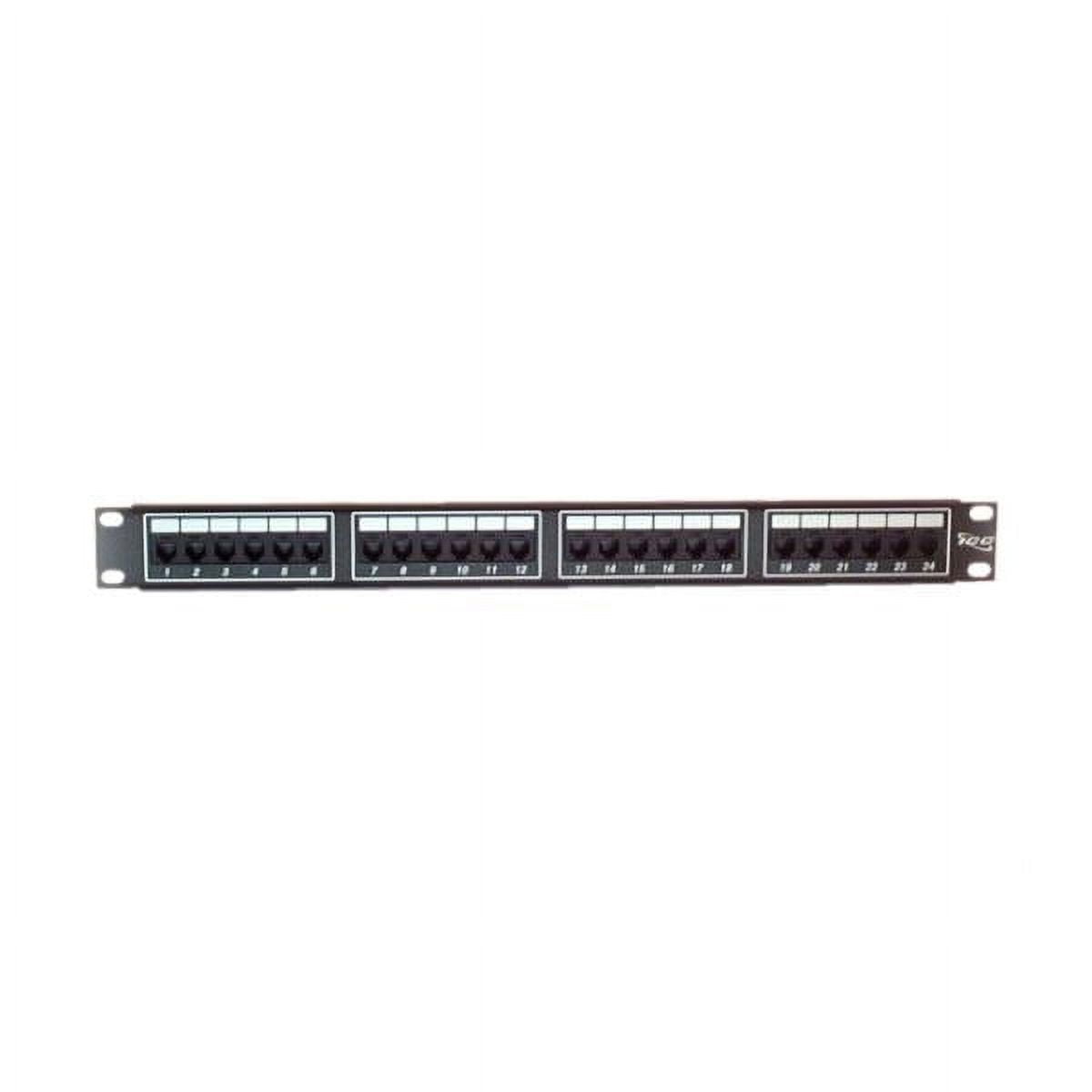 IEC PP10624 Patch Panel 24 Port RJ1106 USOC (1U) - Walmart.com