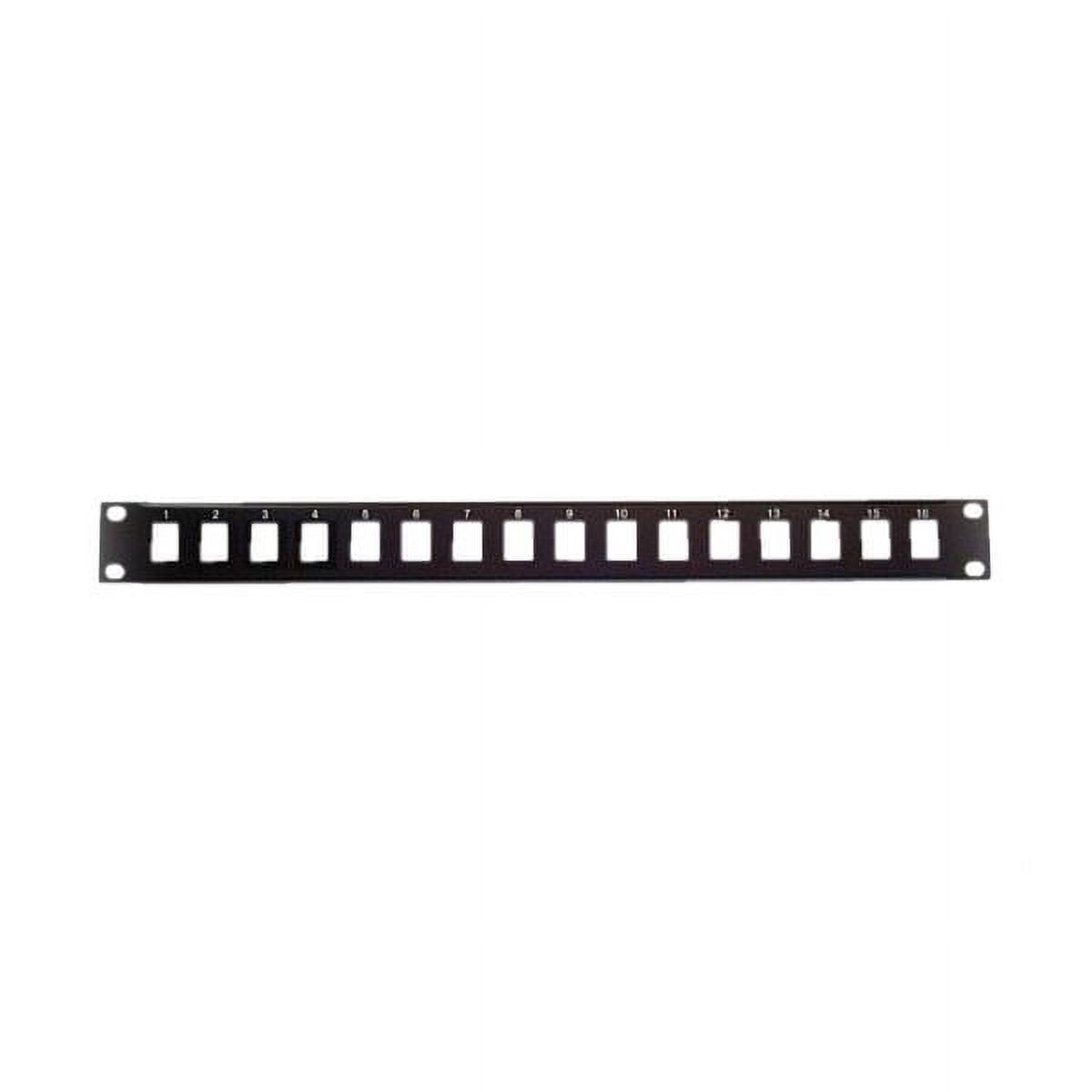 IEC PP19816 Patch Panel Blank for 16 Keystone Connectors (1U) - Walmart.com