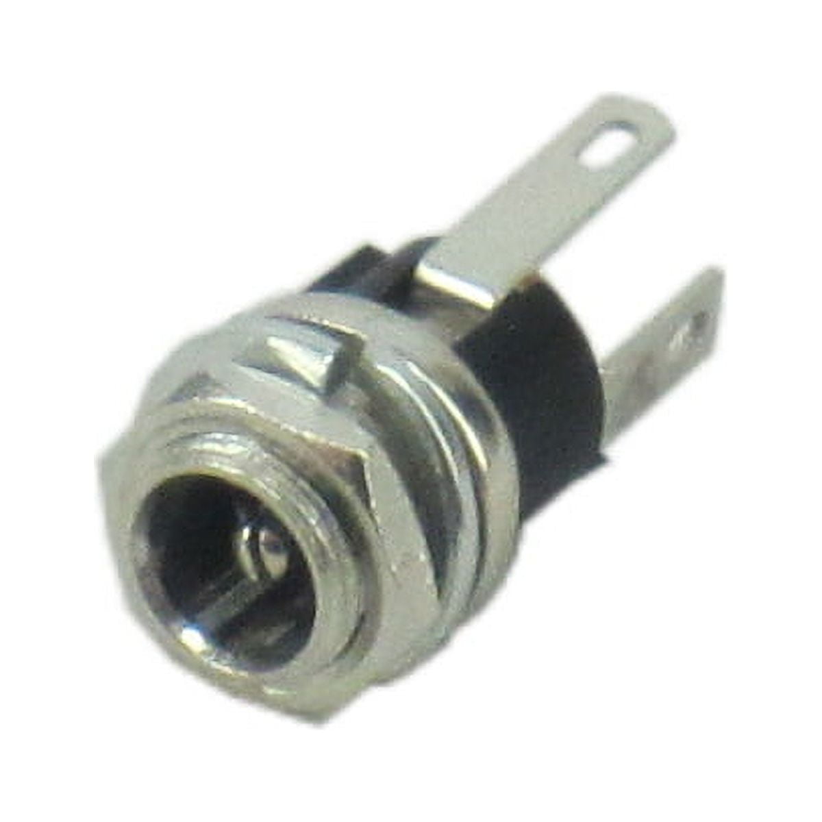 IEC PWR21F-MT Coaxial Power Jack 2.1mm by 5.5mm Panel Mount 5/16 Front ...