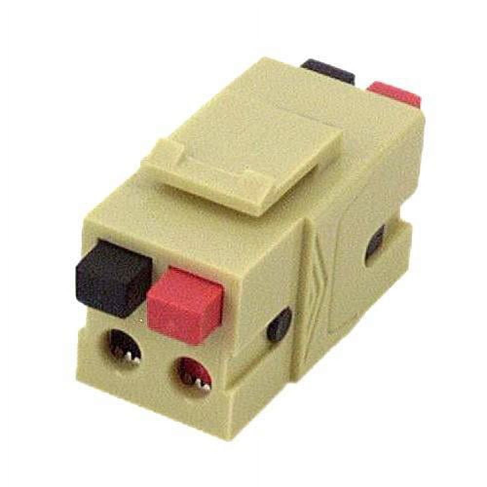 IEC RJSPKRF-F-IV Speaker Terminals Front and Back in Keystone Ivory ...